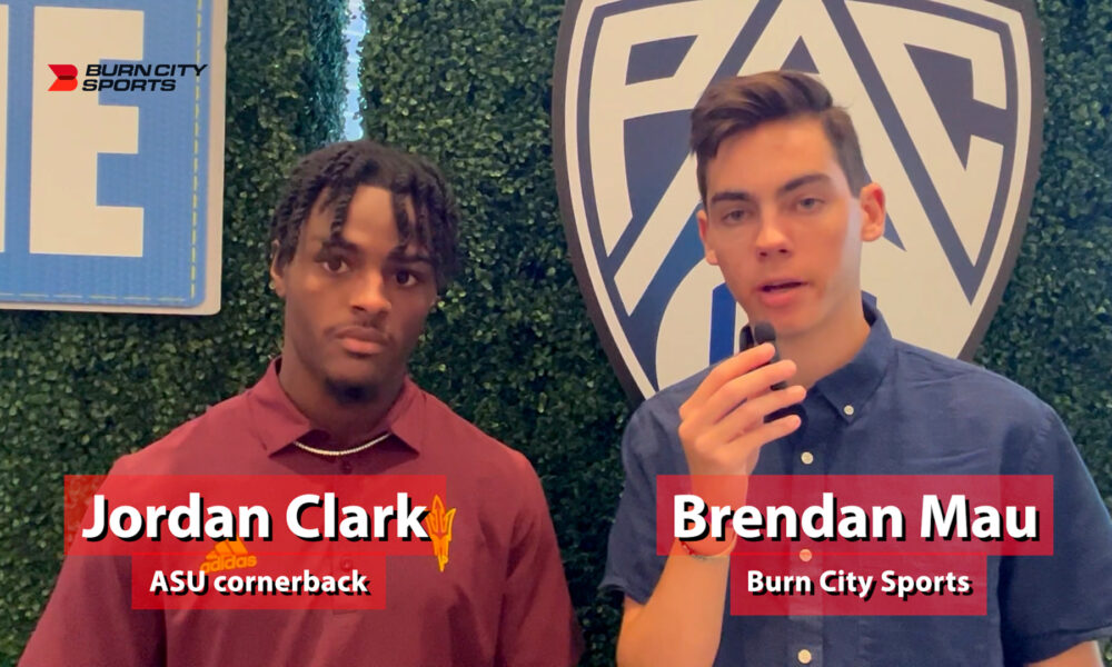WATCH: One-on-one interview with Arizona State CB Jordan Clark - Burn ...